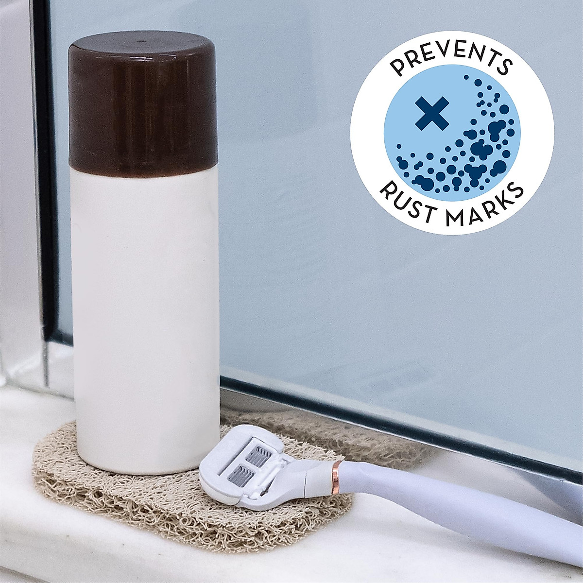 S&T INC. Soap Holder for Kitchen and Bathroom, Hand Soap and Bar Soap Lift, 2.9 Inches x 4.4 Inches, Cream, 4 Pack