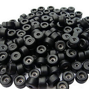 BullBallBoll 4 Pcs/Set Professional Urethane CNC Bearing Wheels for Wooden Fingerboard