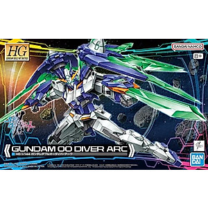 Bandai Hobby - Gundam Build Metaverse - #5 Gundam 00 Diver Arc, Bandai Spirits HG 1/144 Model Kit