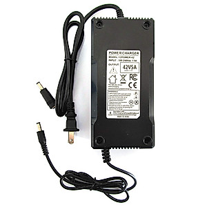 Abakoo 42V 5A Battery Charger for 36V Lithium Li-ion Battery Pack with DC 5.5 x 2.5mm/5.5 x 2.1mm Plug