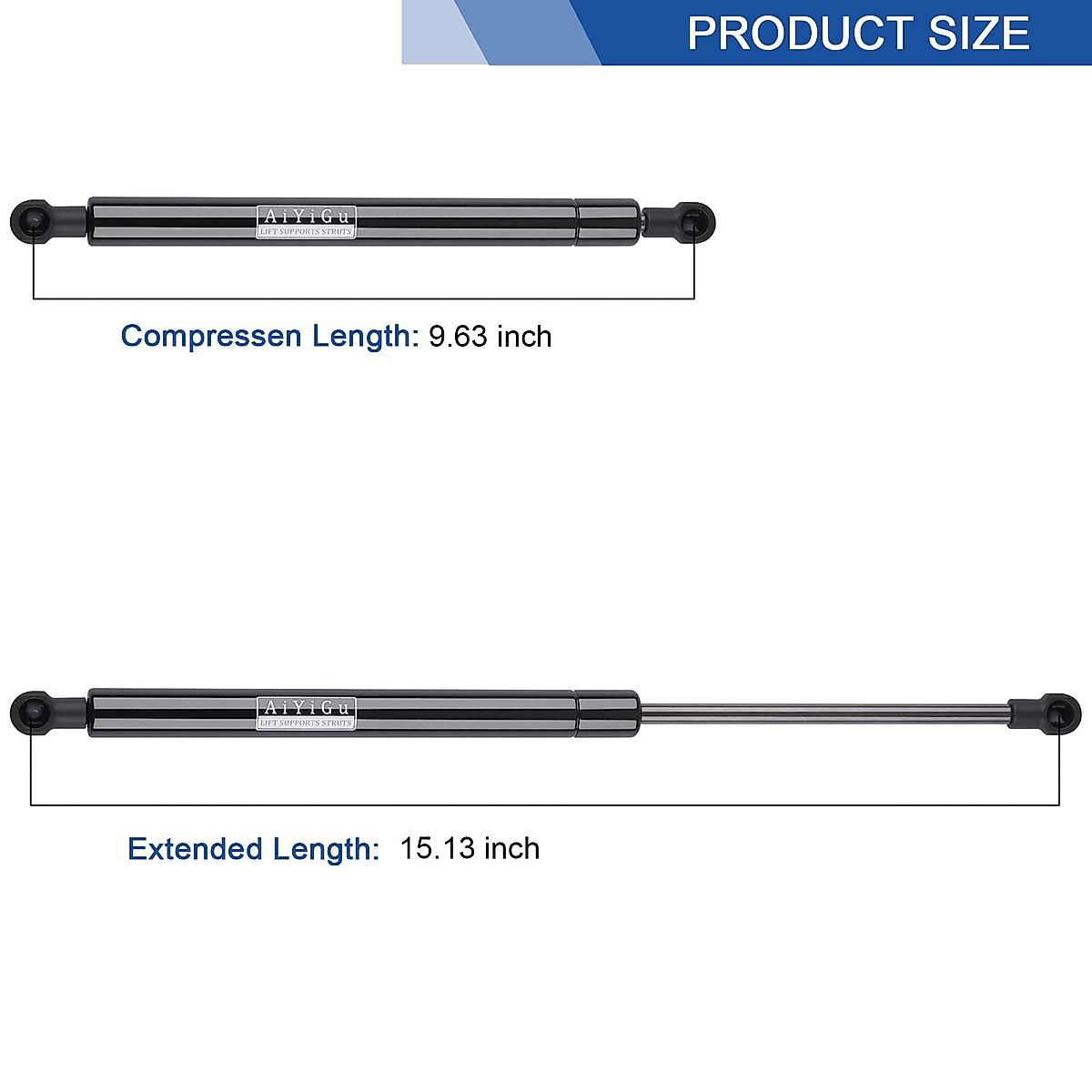 AiYiGu Front Engine Hood Struts Shocks Lift Supports Gas Springs 6489 Compatible with 2011 2012 2013 2014 Hyundai Sonata 4 Door Replacement SG367017 81161-3Q000 Set of 2 PCS (Excluding Hybrid)