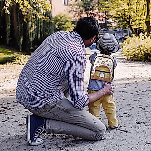 Grandkli Rainbow Personalized Kids Toddler Backpack for Boys Girls,Custom Mini School Backpack Bags Kindergarten,10inch(L)x4inch(W)x12inch(H)