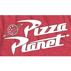 Toy Story Pizza Planet Delivery Adult T-Shirt (Medium, Heather Red)