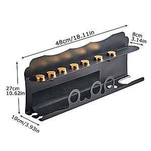 Wall Mount Holder Compatible with Dyson Airwrap Styler and Dyson Supersonic Hair Dryer, 2 in 1 Organizer Stand Storage Shelf Compatible with Dyson Curling Iron Wand for Bathroom Bedroom