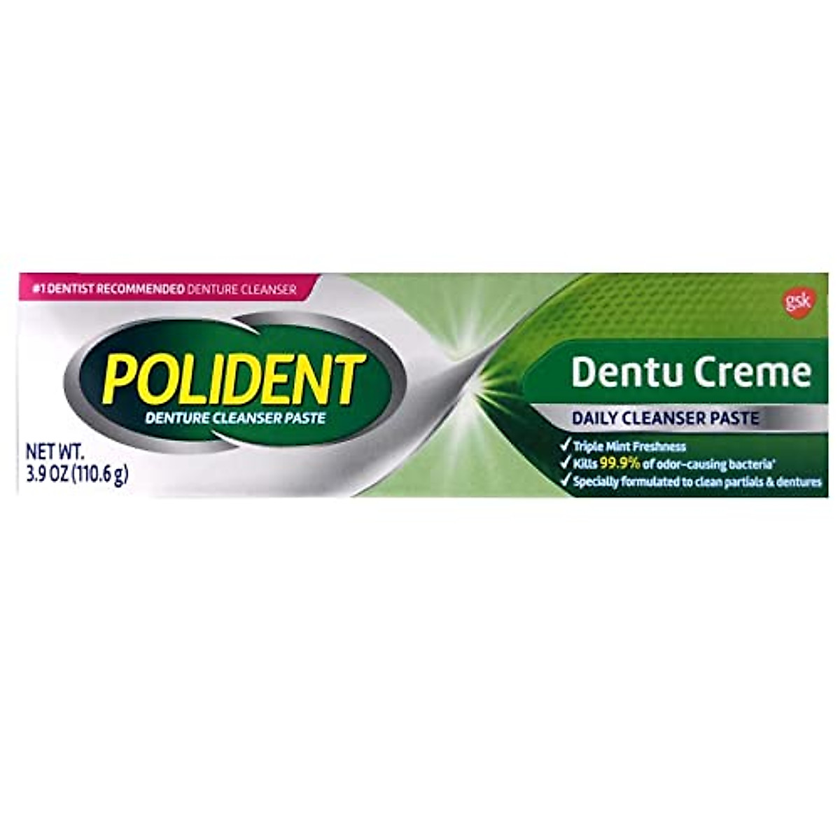Polident Dentu Creme Denture Toothpaste, 3.9 oz