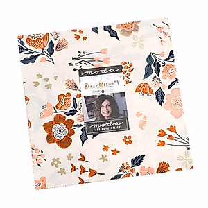 Moda Fabrics Folk & Lore Layer Cake by Fancy That Design House 45600LC, 10 Inches