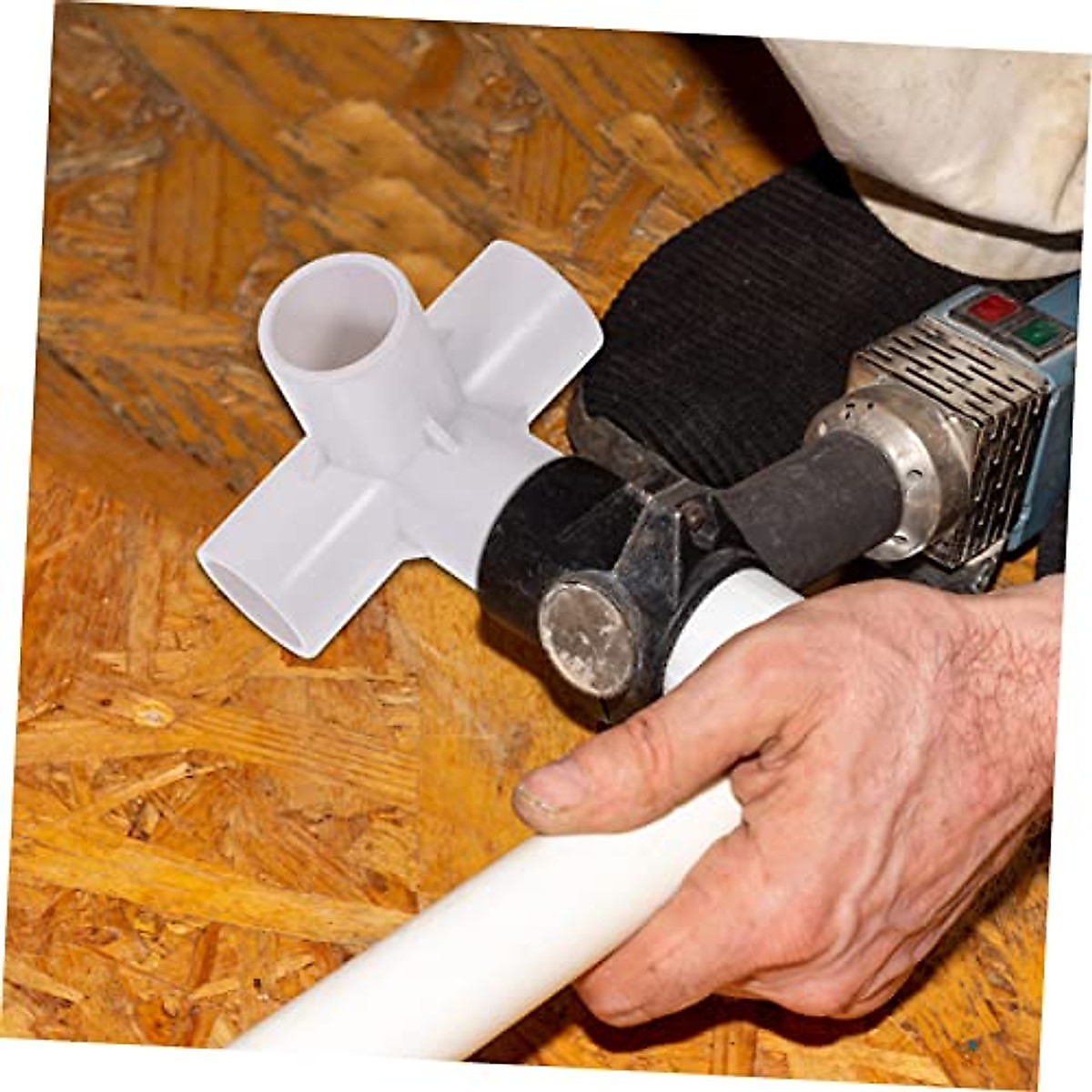 Happyyami 20 Pcs Water Pipe Elbow Clothes Rack with Shelf Carassosories Pvc Fittings Pvc Pipe 1/2 Inch Dress Hangers Elbow Fitting Tee Corner Fitting 4 Way Pvc Tee Pvc Pipe Connector Frame