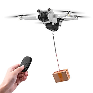 Airdrop Payload Transport Delivery Release Drop Device Drone Thrower Airdrop Dropping System Compatible for DJI Mini 3/Mini 3 Pro/Mini 2/Mini SE/Mavic Mini/Mavic Pro/Mavic Air/FIMI X8SE