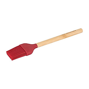 KitchenAid Bamboo Pastry Brush, 11.5-Inch, Empire Red