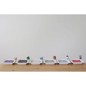 nora fleming Robin's Egg Blue (Nest) A39 - Hand-Painted Ceramic Holiday Décor - Spring Minis for the Home and Office