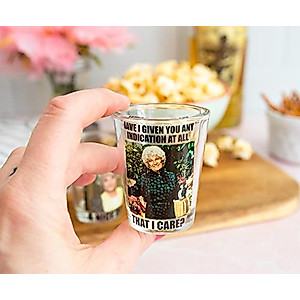 Silver Buffalo The Golden Girls Memes 1.5-Ounce Mini Glasses | Set of 4