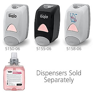 GOJO FMX-12 Luxury Foam Handwash, Cranberry Scent, EcoLogo Certified, 1250 mL Foam Soap Refill for GOJO FMX-12 Push-Style Dispenser (Pack of 4) – 5161-04