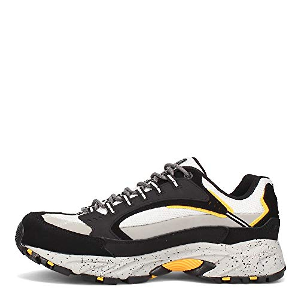 Skechers Men's Stamina ST Athletic Style Industrial Shoe, Black Grey, 10.5 Wide