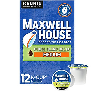 Maxwell House Cafe Collection Decaf House Blend K-Cups, 12 Count (Pack of 1)