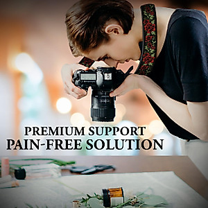 Art Tribute Camera Strap for All DSLR and Mirrorless Cameras Including Binoculars. Universal Neck Crossbody & Shoulder Floral Cotton Elegant Camera Strap Best Gift for Men & Women Photographers