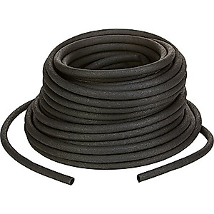 Swan Products MGSPAK38100CC Miracle-GRO Soaker System Customizable Hose with Push on Fittings, 100' x 3/8", Black