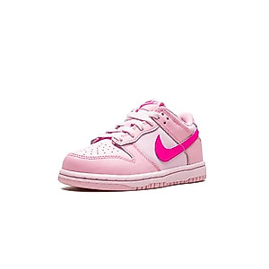 Nike Preschool Dunk Low DH9756 600 Triple Pink - Size 1Y