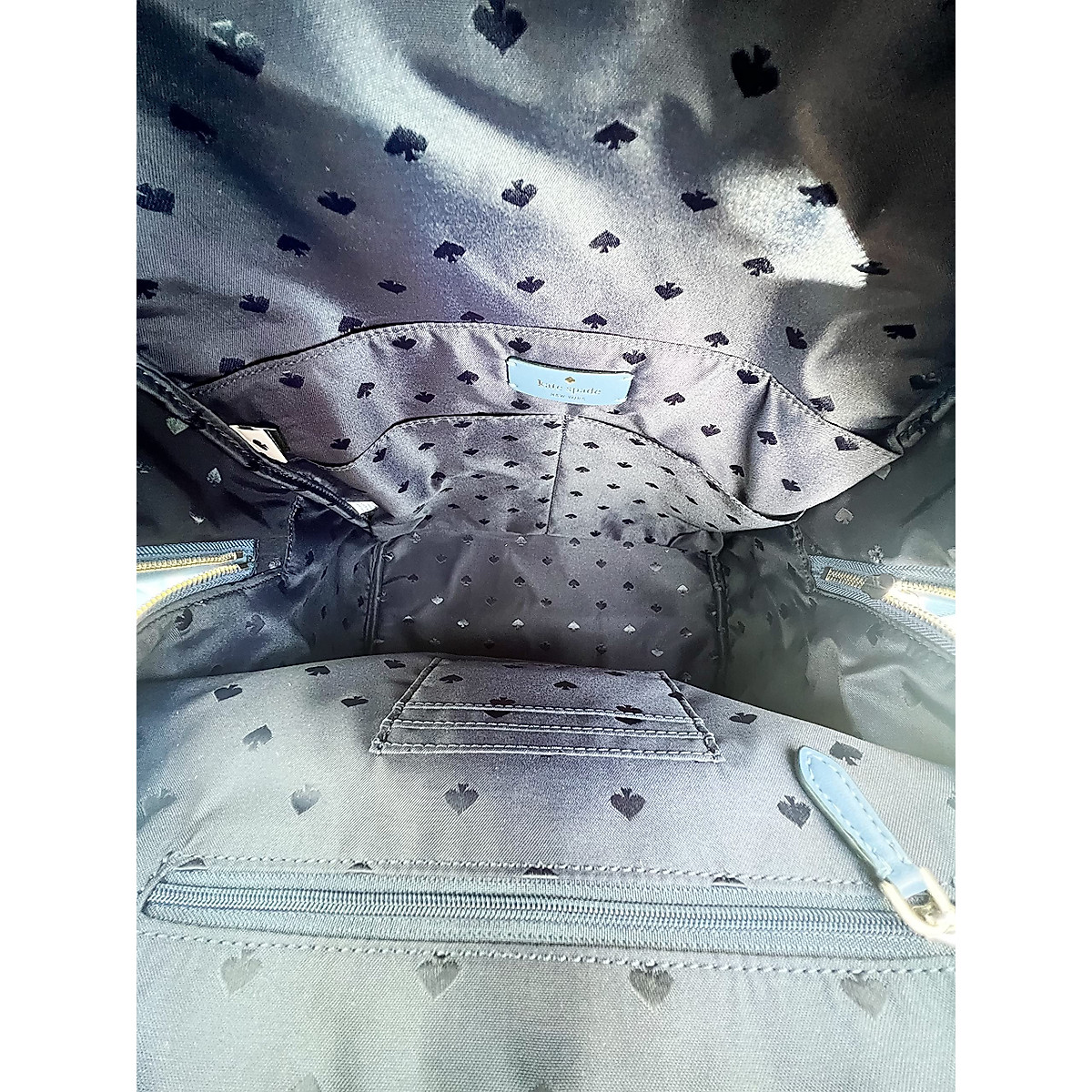 Kate Spade Chelsea Little Better Nylon Large Backpack Shipyard Blue School Bag