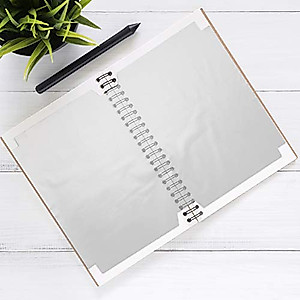 NUOBESTY 10pcs Plastic Book Covers Transparent Textbook Wraps Self Adhesive Waterproof Book Cove Protector