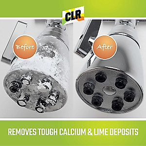CLR Calcium, Lime & Rust Remover, Blasts Calcium, Dissolves Lime, Zaps Rust Stains, 42 Ounce Bottle (Pack of 2)