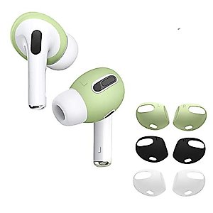 DamonLight Non-Slip AirPods Pro Cover [Fit in The case] [Comfortable Listening] Compatible with AirPods Pro Silicone Ear Tips Soft Sport Covers AirPods Pro Accessories 3 Pairs