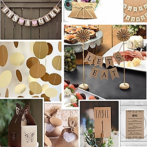 50 Sheets, Brown Kraft Cardstock-Brown Kraft Paper Card A4 200gsm Card Stock Printer Paper for Invitations, Menus, Crafts, DIY Cards