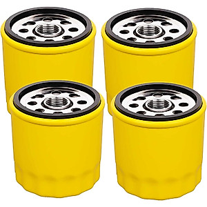 Drblawi Compatible with 4 Pack 52 050 02-S Oil Filter Filter Extra Capacity for CH11 - CH15, CV11 - CV22, M18 - M20, MV16 - MV20 Fits Kohler Engine, Professional 52 050 02 5205002S 52 050 02-S1