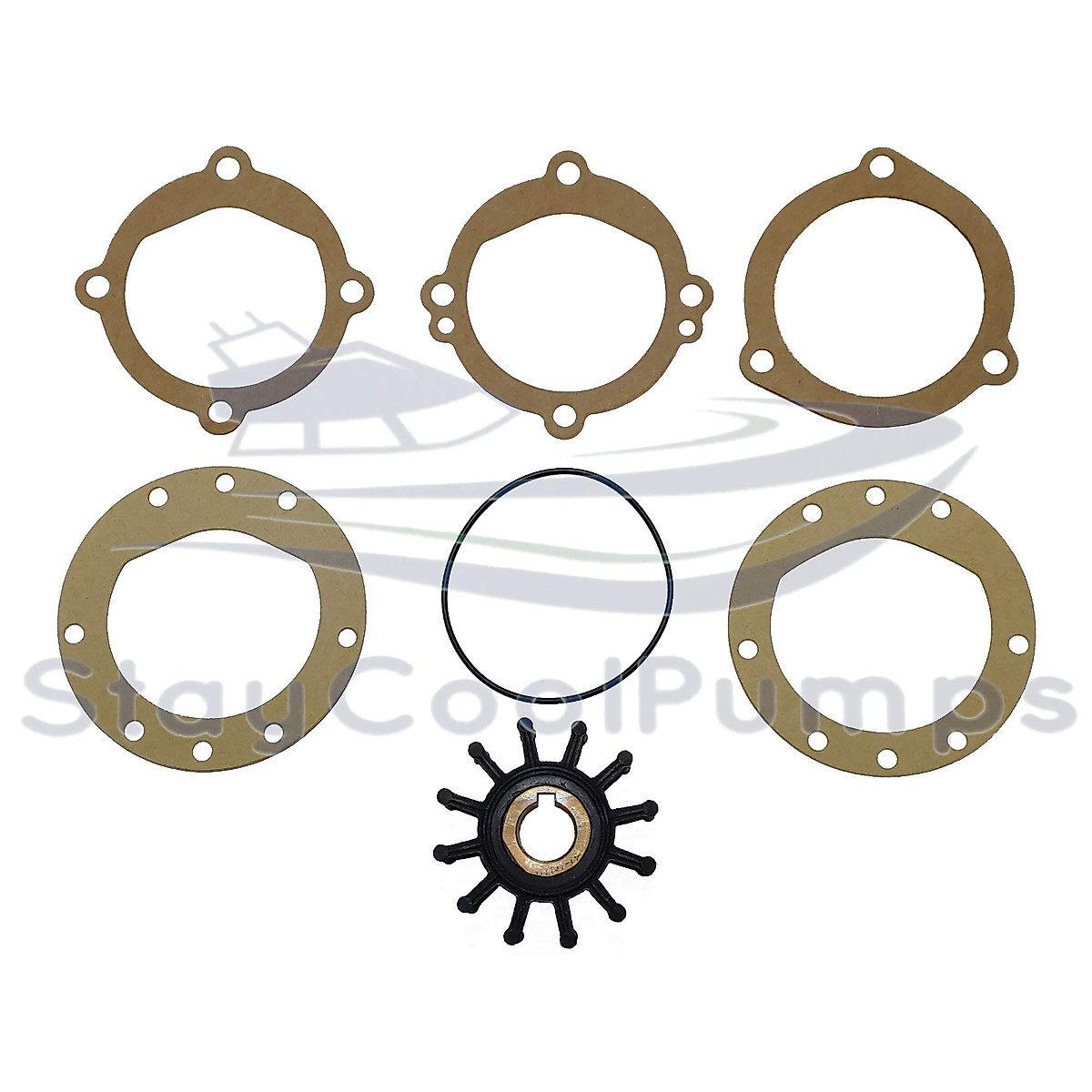 StayCoolPumps Impeller Kit Replaces Sherwood 09959K