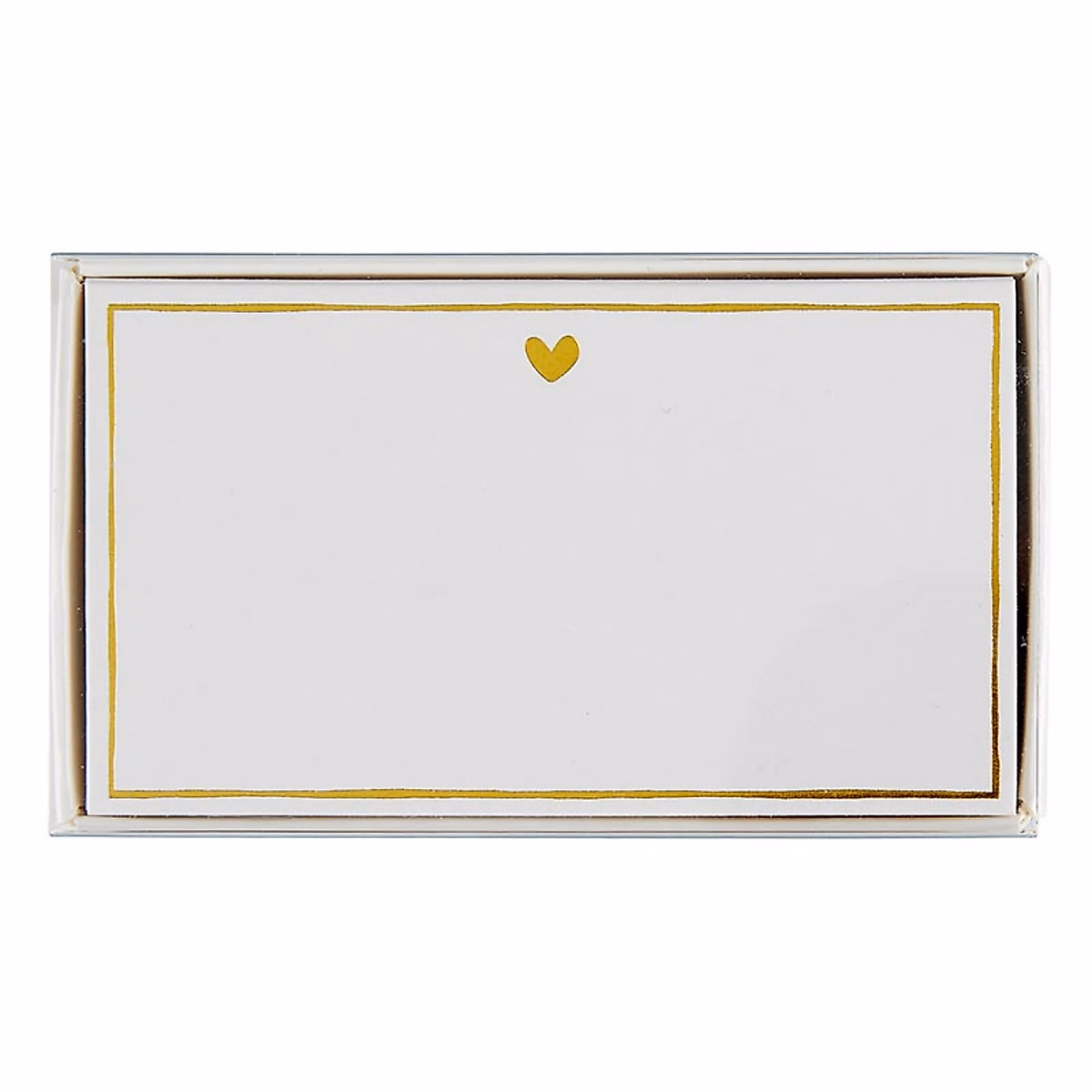 Santa Barbara Design Studio Place Cards Gold Foil Party Tabletop Décor Food Identifying or Name Card Set, 36-Count, Gold Heart