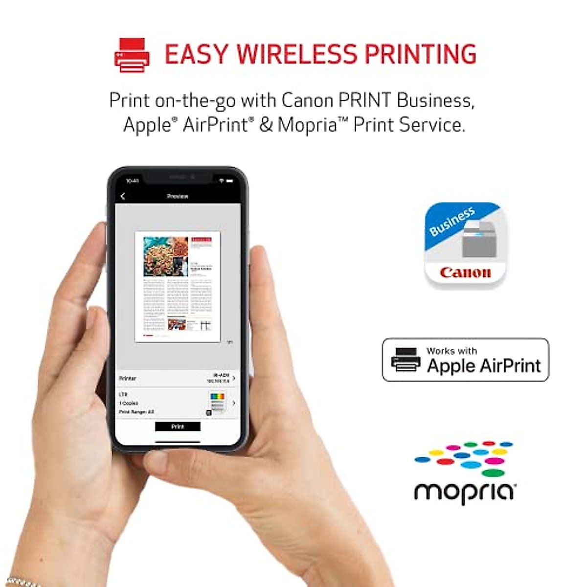 Canon imageCLASS MF451dw All-in-One Wireless Monochrome Laser Printer | Print, Copy, & Scan| 5" inch Color Touch LCD