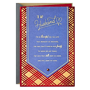 Hallmark Father's Day Card for Husband (Grateful For A Man Like You)