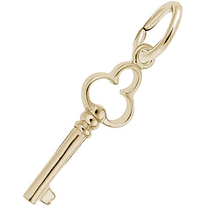 Rembrandt Key Charm - Metal - 10K Yellow Gold