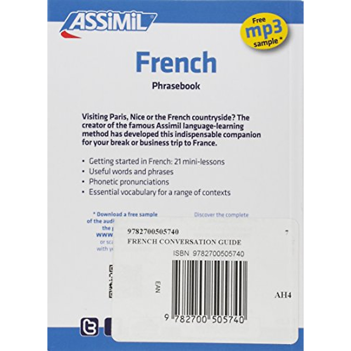 French: French Phrasebook (Includes 21 Language Lessons) (French Edition)