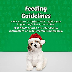 Blue Buffalo Santa Snacks Natural Soft Dog Treats, Chicken 4.5-oz