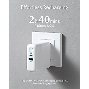Anker PowerCore Fusion III PIQ 3.0, 18W USB-C Portable Charger 2-in-1 with Power Delivery Wall Charger for iPhone12，12Mini, 11, iPad, Samsung, Pixel and More