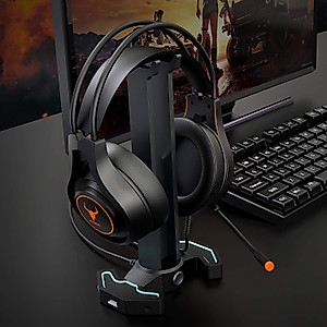 Gaming headsets PS4 Stereo Xbox one Headset Wired PC Gaming Headphones with Noise Canceling Mic, Over Ear Gaming Headphones for PC/MAC/PS4/Xbox one/Mobile Devices
