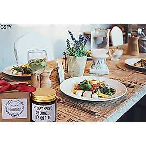 My Last Nerve Candles, Lavender Scented Candles, Funny Birthday Gift for Best Friends, Women, Men, Sister, Mom, Girlfriend, Neighbors