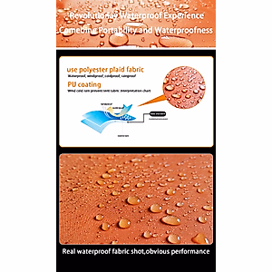 camppal 1 Person Tent Backpacking Camping Hiking Mountain Hunting Tent Lightweight and Waterproof for 4 Season Extreme Space Saving Single Bracket (Orange-with skirt)