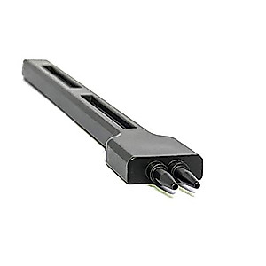 Citian Leather Round Hole Punching Tool 5mm 2/4/6 Claw Tooth Set for DIY Leather Craft (Black)