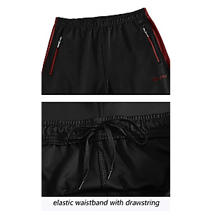 YSENTO Men's Tracksuits Set Outfits 2 Piece Jogging Suits Warm Up Running Track Sets Sweatsuits Black L