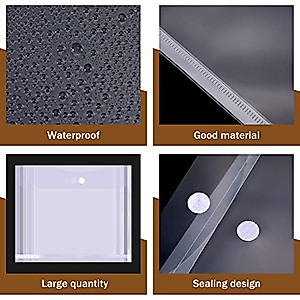 24 Pcs 12 x 12 Scrapbook Paper Storage Organizer Top Loading Plastic Paper Holder Craft Paper Storage Scrapbook Organization and Storage for Holding Scrapbook Paper Vinyl Paper Files Photos, Clear