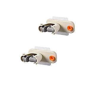 CRILSTYLEO 4pcs Mop Broom Holder Broom Wall Mount Wall Mounted Clothes Hanger Punch Garage Broom Holder Wall Mounted Shelves for Wall Mount Clothes Mounted Mop Holder Cleaning Tools