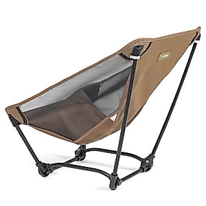 Helinox Ground Chair Ultralight, Portable Outdoor Chair, Coyote Tan