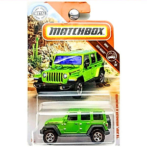 Matchbox 2019 2018 Off Road Jeep Wrangler JL Unlimited Green