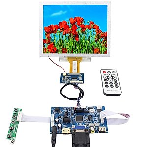 8inch EJ080NA-05A Screen 800x600 Monitor Panel Work with HDMI VGA 2AV USB Ports 50Pins Controller Driver Board