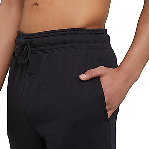 Hanes Men's Jogger Sweatpant with Pockets, Black, 2X Large