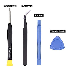 IKPEK 4pcs Analog 3D Joysticks Repair Kit for PS5 Controller, Joysticks Replacement Part with Repair Screwdriver Kit for Playstation 5 DualSense Controller