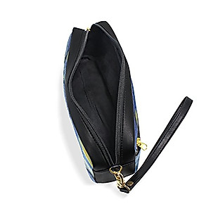 ABLINK Van Gogh Starry Night Art Pencil Pen Case Pouch Bag with Zipper for Travel, School, Small Cosmetic Bag