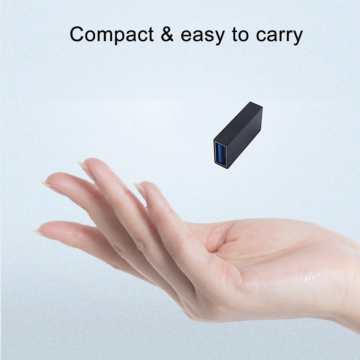 CLAVOOP USB to USB Adapter, USB 3.0 Female to Female Coupler Converter for Connecting 2 USB Male Ends Cord Extension Connector