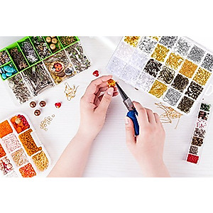 Paxcoo 2400Pcs Earring Making Supplies Kit with 24 Style Earring Hooks, Earring Backs, Earrings Posts and Earring Making Findings for Adult